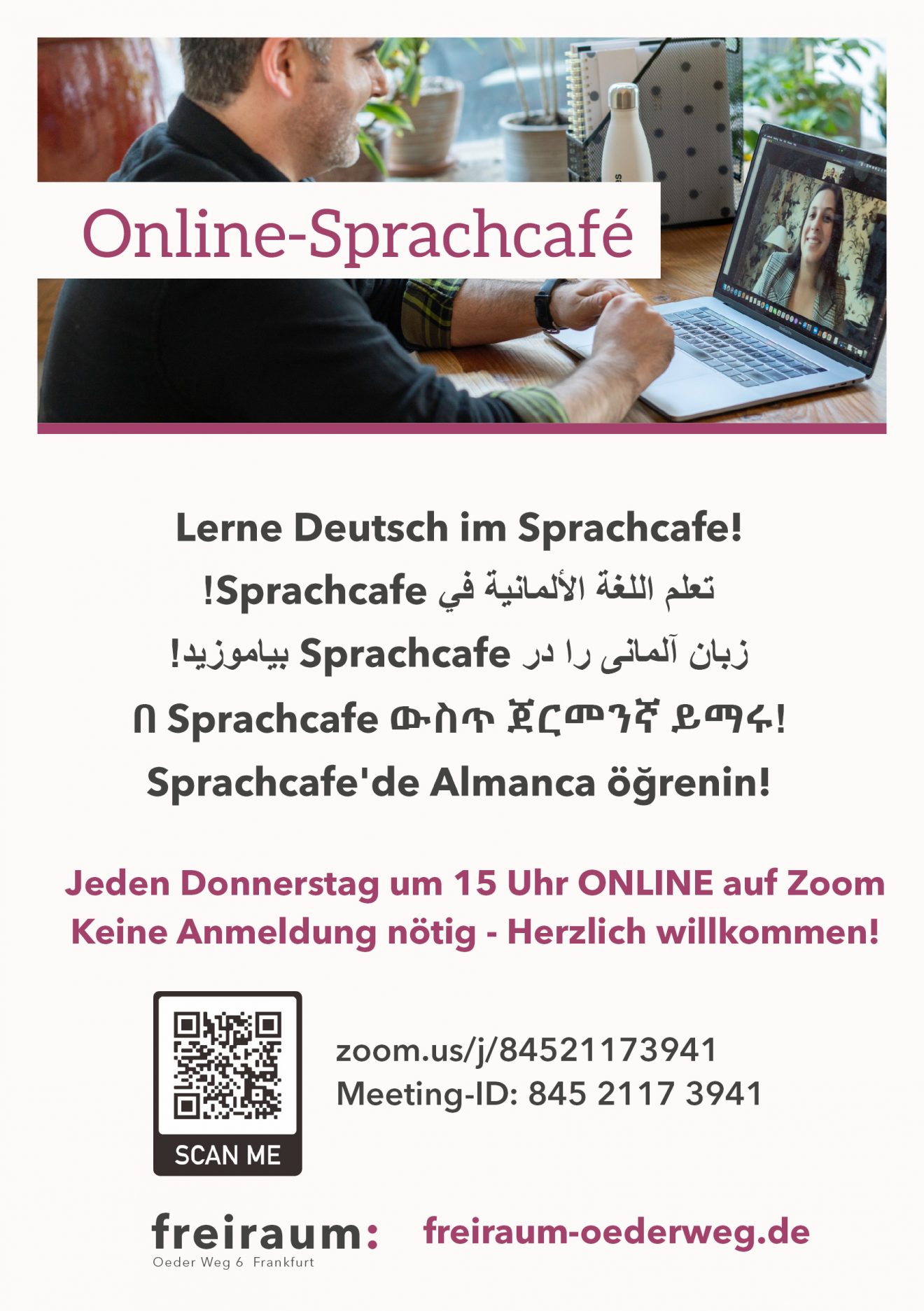 Viele Gäste im Sprachcafé – Freie evangelische Gemeinde Frankfurt