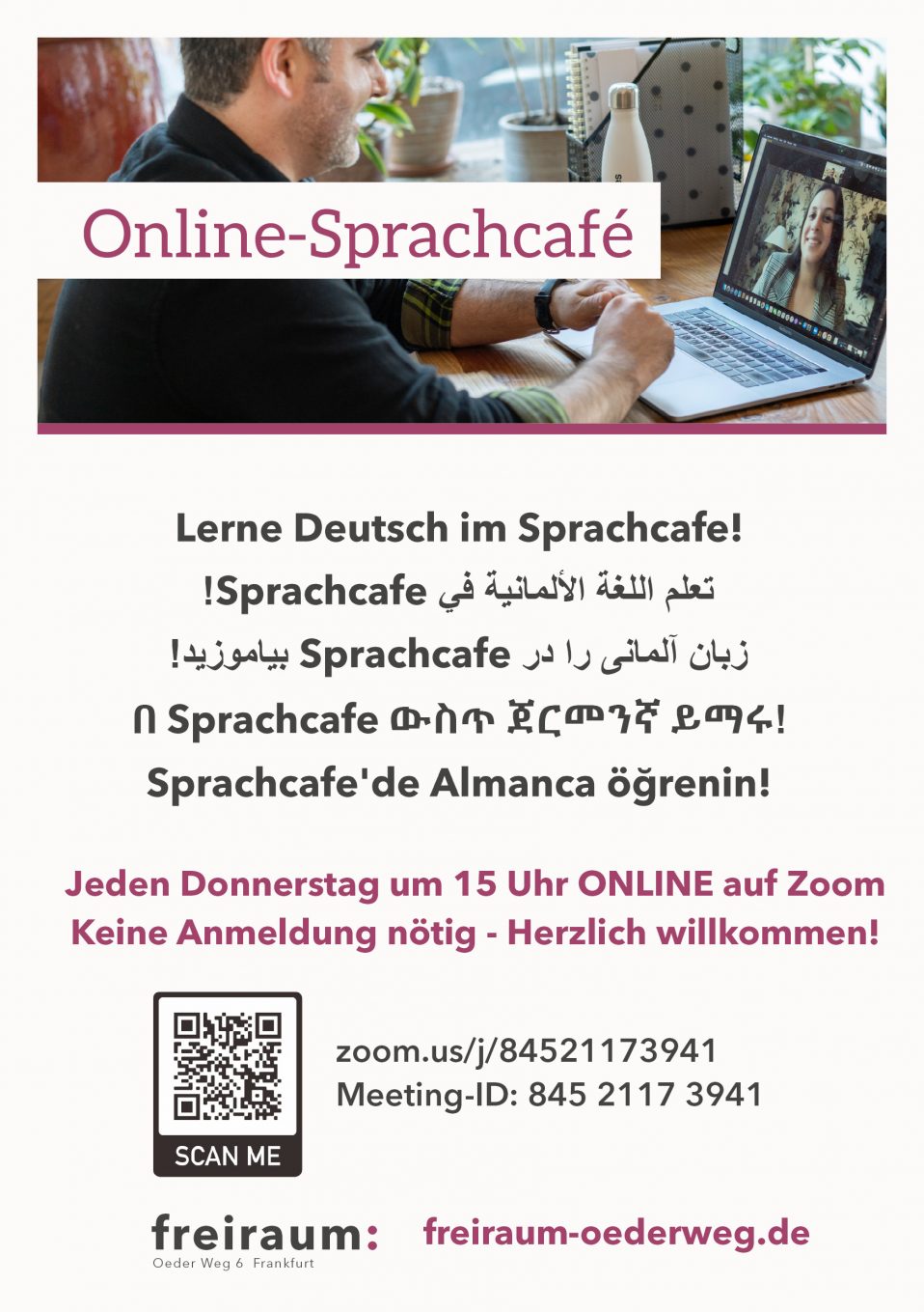 Viele Gäste im Sprachcafé – Freie evangelische Gemeinde Frankfurt